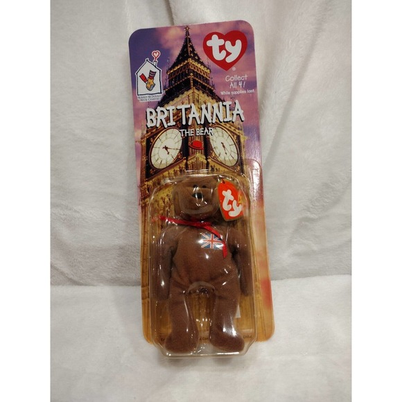 Ty | Toys | Ty Mcdonalds Teenie Beanie 999 Britannia The Bear | Poshmark